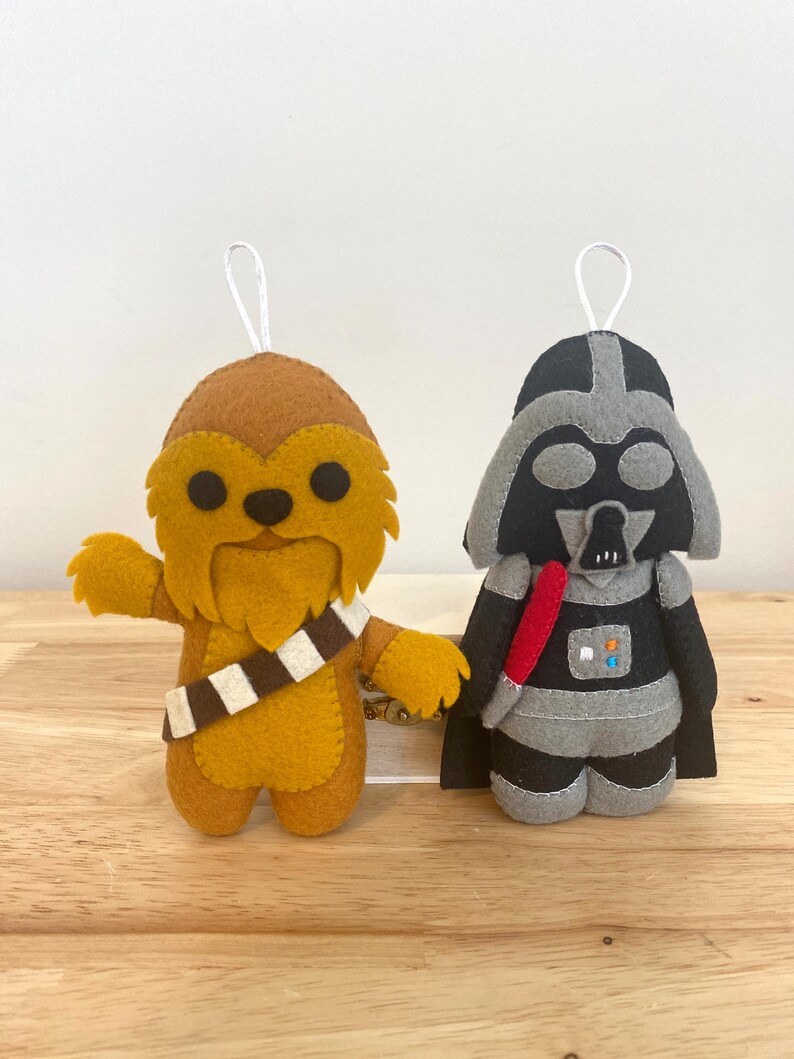 Handmade Felt Figures Star-wars Inspired, Star Warrior Nursery Decor ...