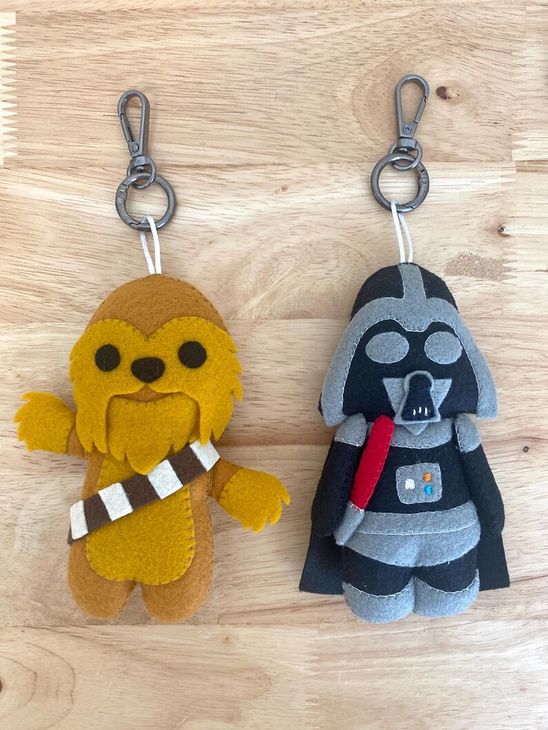 Handmade Felt Figures Star-wars Inspired, Star Warrior Nursery Decor ...