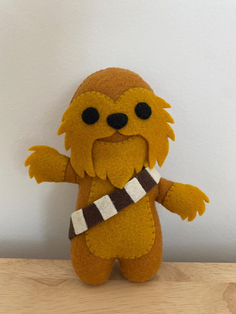 Handmade Felt Figures Star-wars Inspired, Star Warrior Nursery Decor ...