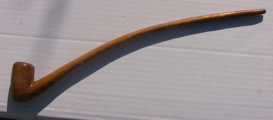 Gandalf Pipe With Gauze 15 Long Wooden Smoking Pipe - Etsy