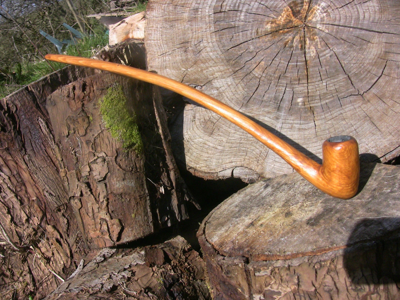 Gandalf Pipe With Gauze 15 Long Wooden Smoking Pipe - Etsy