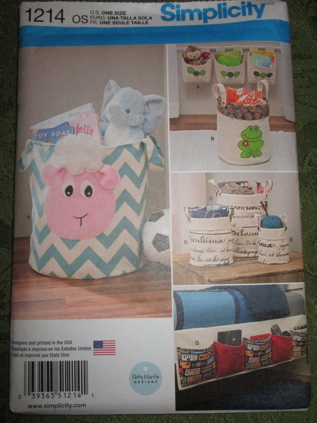 Sewing Patterns, Container Patterns, Fabric Basket Patterns, Organizers ...