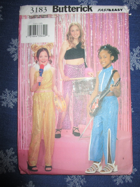 Girls sewing pattern Butterick patterns 4-12 size pattern | Etsy