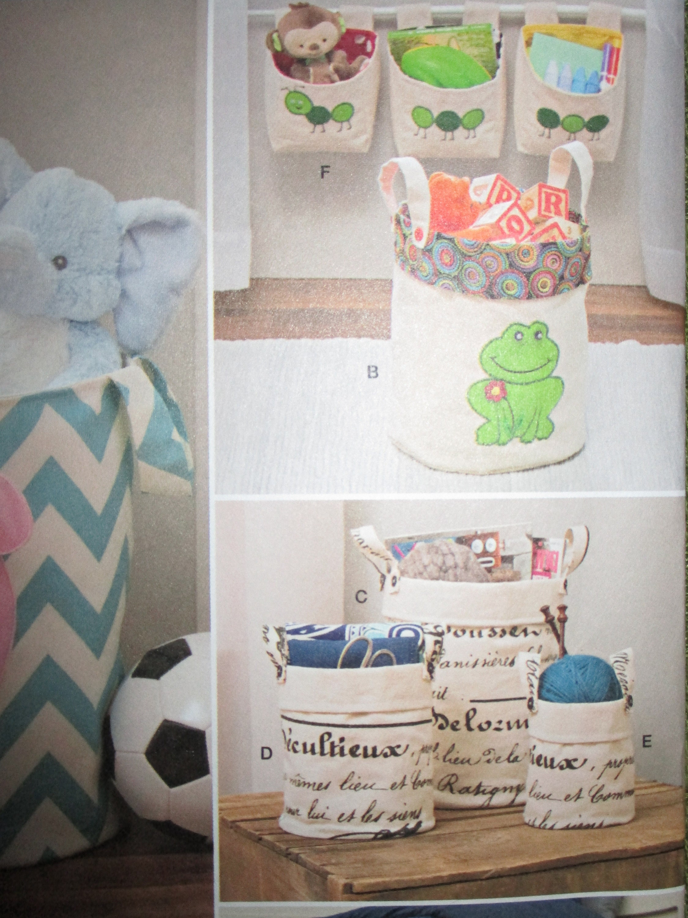 Sewing Patterns, Container Patterns, Fabric Basket Patterns, Organizers ...