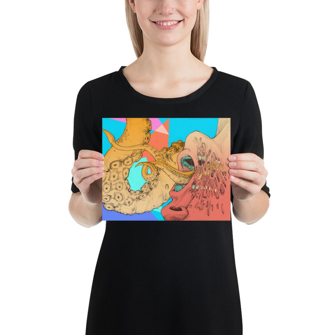 Tentacle Poster Etsy