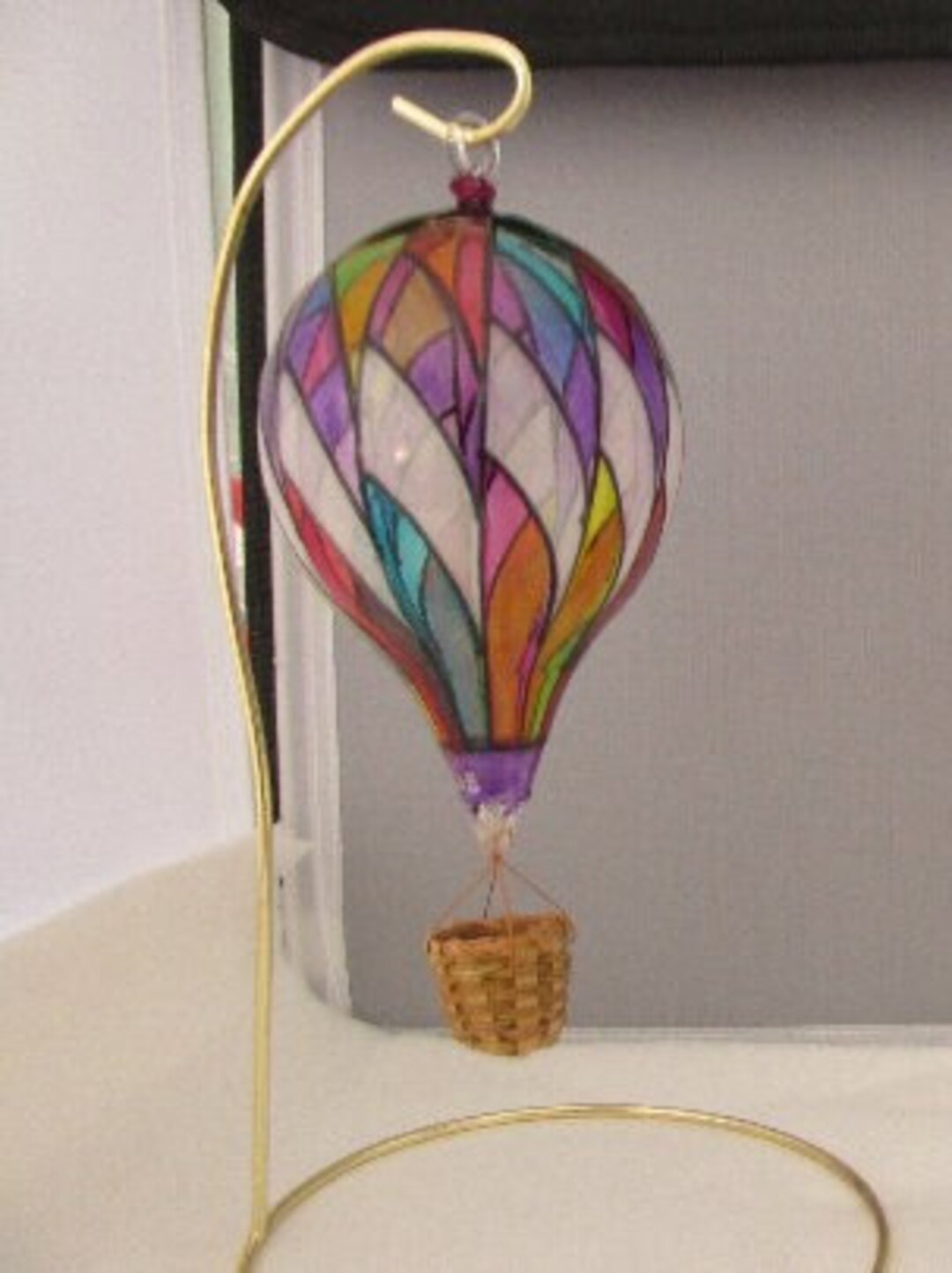 Blown Glass Hot Air Balloon Ornament: '02 Pattern - Etsy