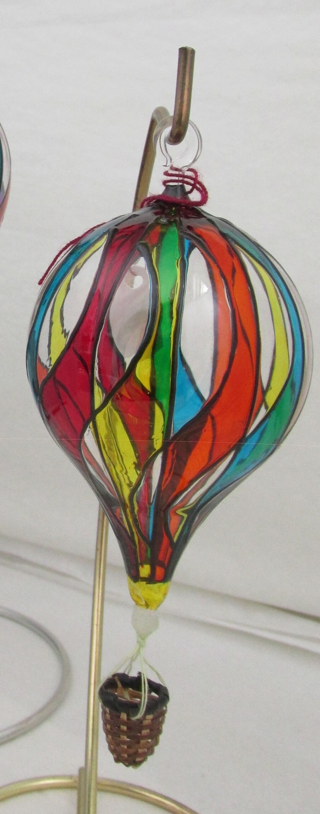 Blown Glass Hot Air Balloon With Multi Colors in Our Blade Pattern - Etsy