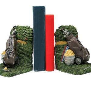 Vintage Golf Bookends, Handmade Golf Bookend Set, Golfer Gift, Man Cave ...