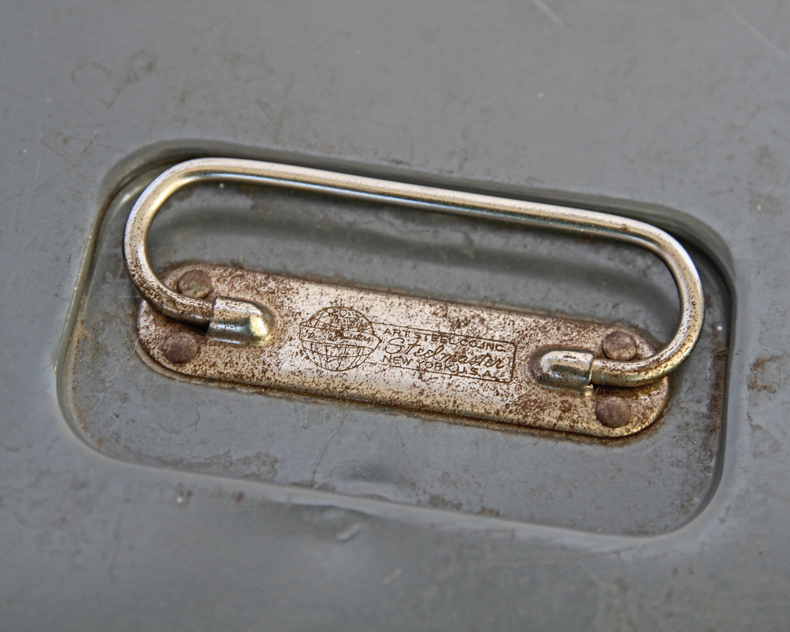 Vintage Grey Metal Steelmaster Lockbox W/ Coin Drawer, Metal Check File ...