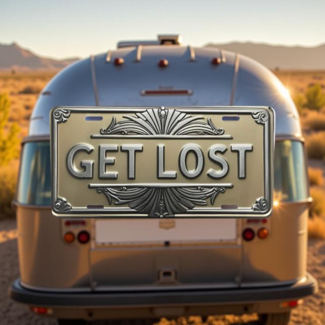 GET LOST License Plate, Vanity Plate, Freedom Gift, Wanderlust Car Tag ...