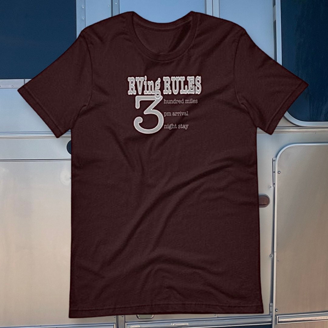 3 Rving Rules Shirt, Camping Gifts for Him, Camping Gifts for Men, RV ...