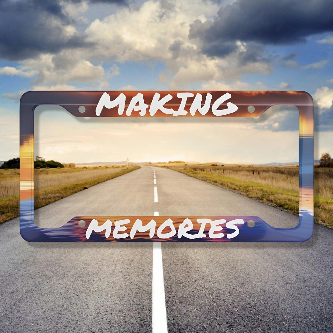 Making Memories RV License Plate Frame, Camping Gifts, RV Gifts, RV ...
