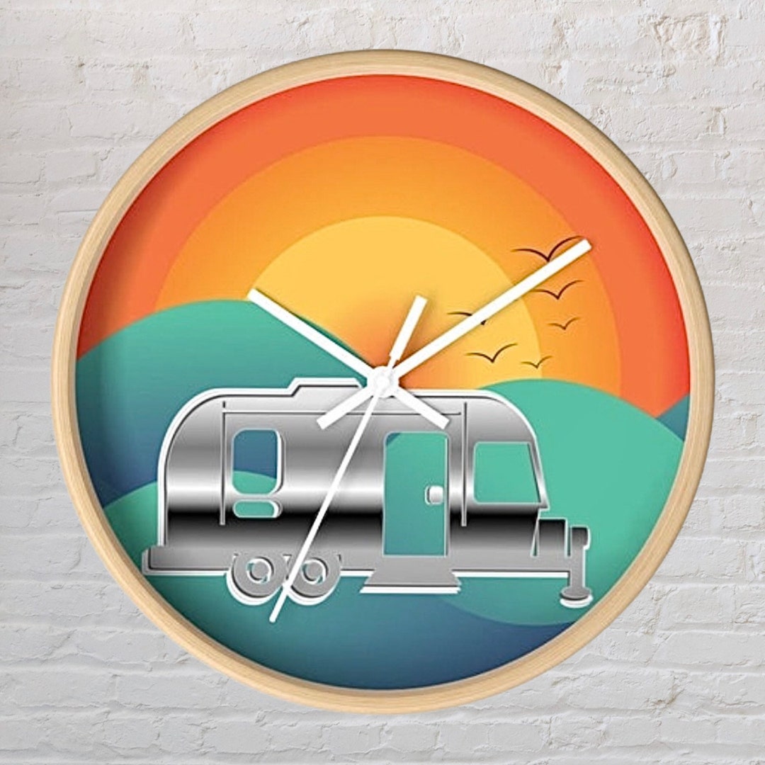 Airstream Clock, Airstream Trailer, Airstream Camper, Airstream Decor ...