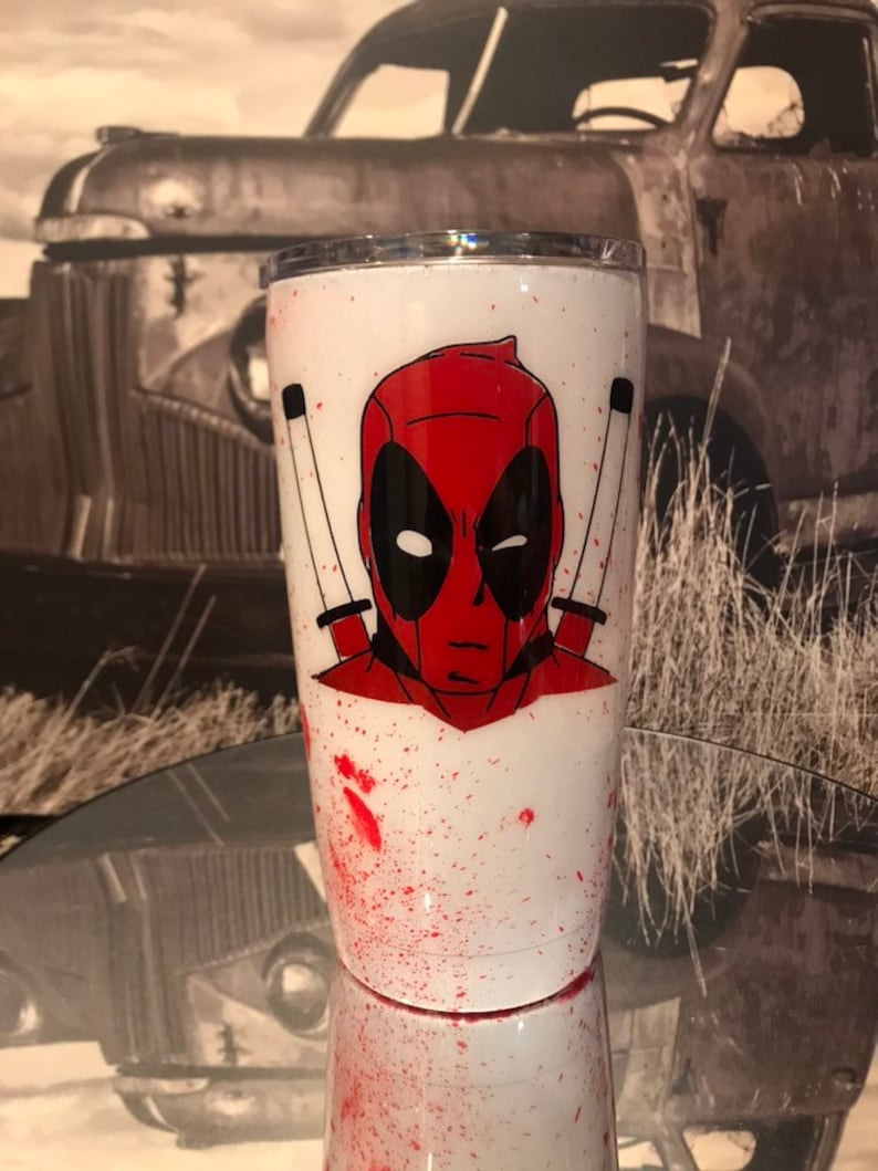 Deadpool tumbler wedding gift anniversary gift house warming | Etsy