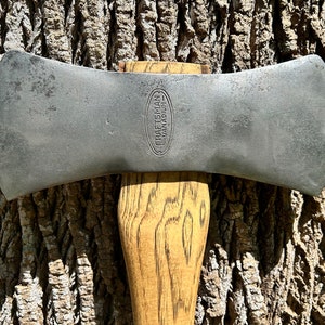 Restored Vintage Double Bit Craftsmen Vanadium Axe With Stamp - Etsy