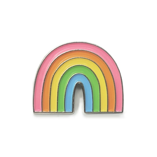 Rainbow Enamel Pin - Etsy