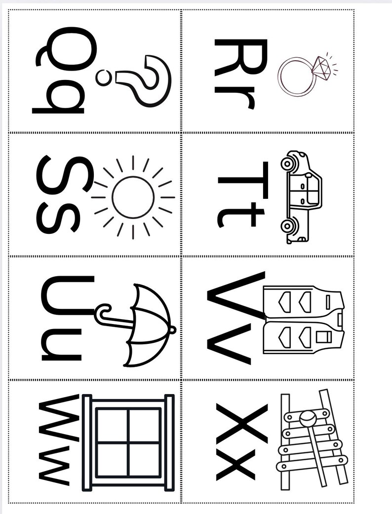 Printable Alphabet & Numbers Flashcards | A–Z Letters + 1–10 | Kids ...