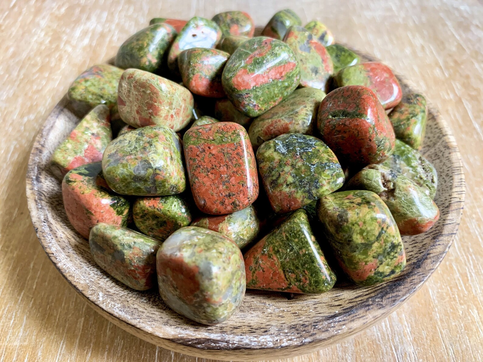 Unakite Tumbled Stone - Etsy
