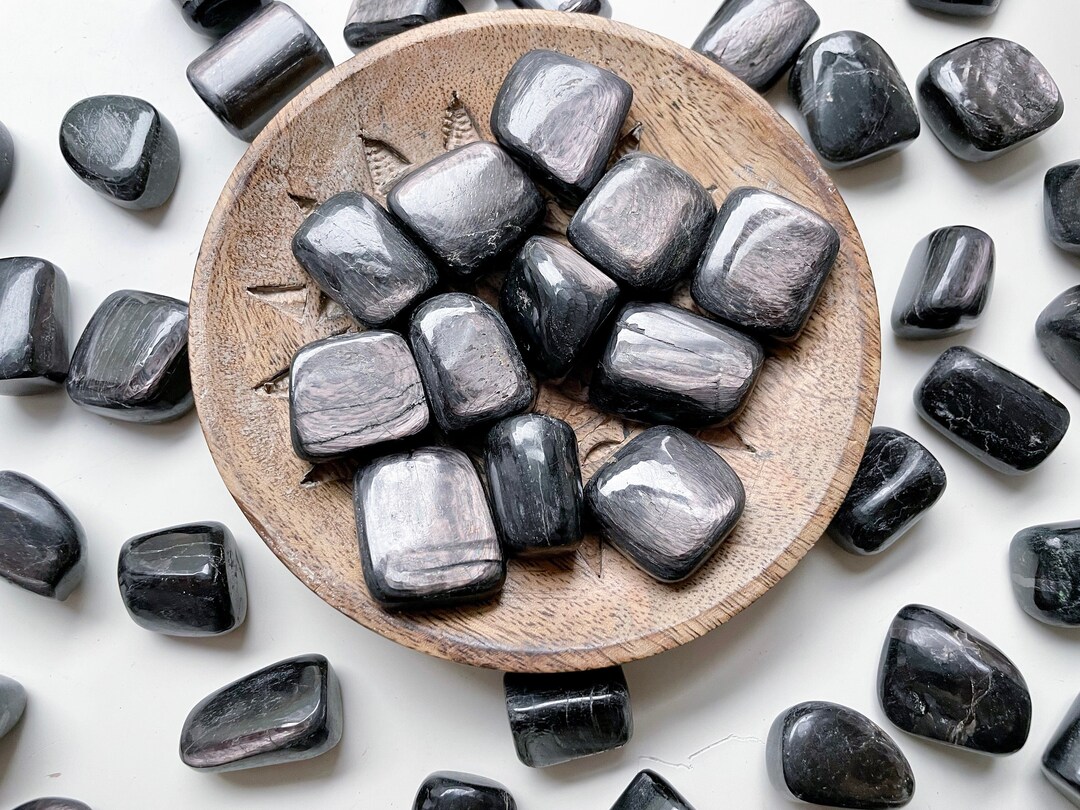 Hypersthene Tumbled Stone - Etsy