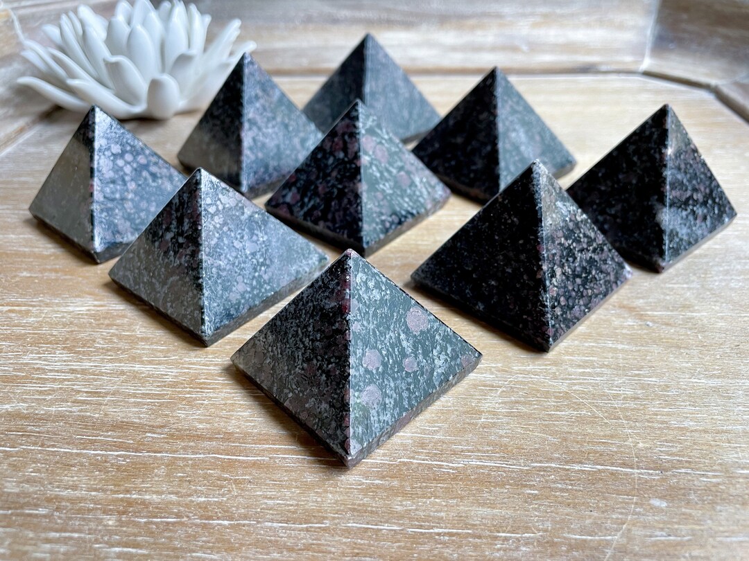 Ruby Spinel Biotite Pyramid - Etsy