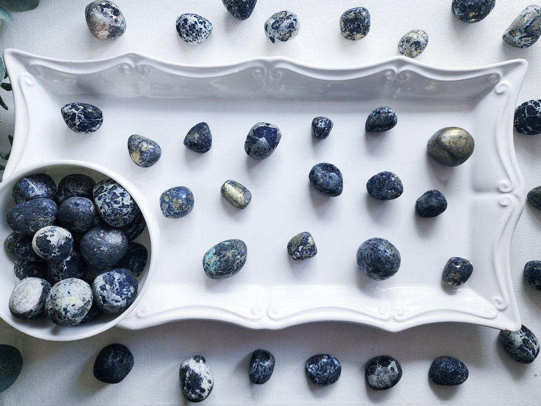 Covellite & Chalcopyrite Tumbled Stone - Etsy