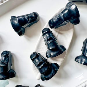 Obsidian Easter Island Moai Statue Carving - Etsy