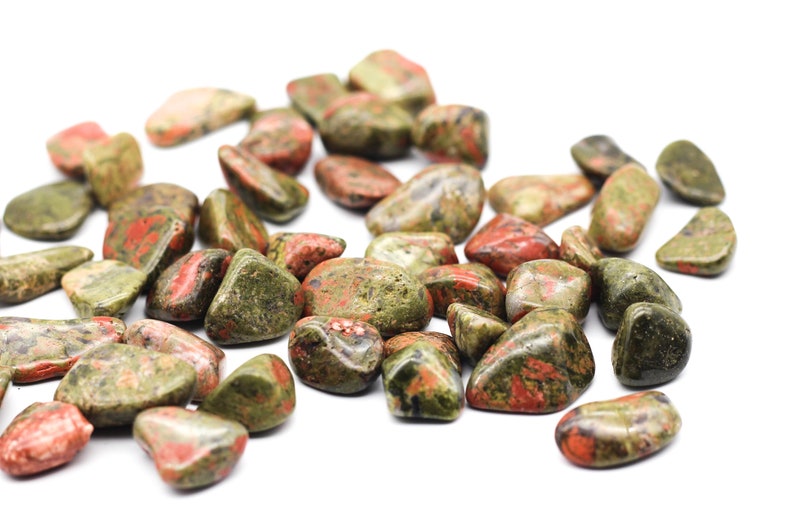 Unakite Tumbled Stone - Etsy