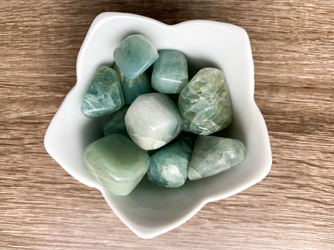 Aquamarine (beryl) Tumbled Stone - Etsy