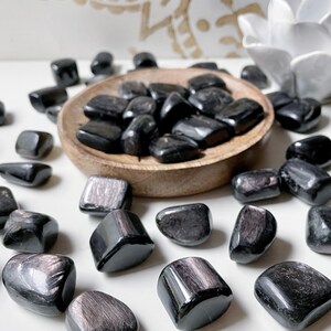 Hypersthene Tumbled Stone - Etsy