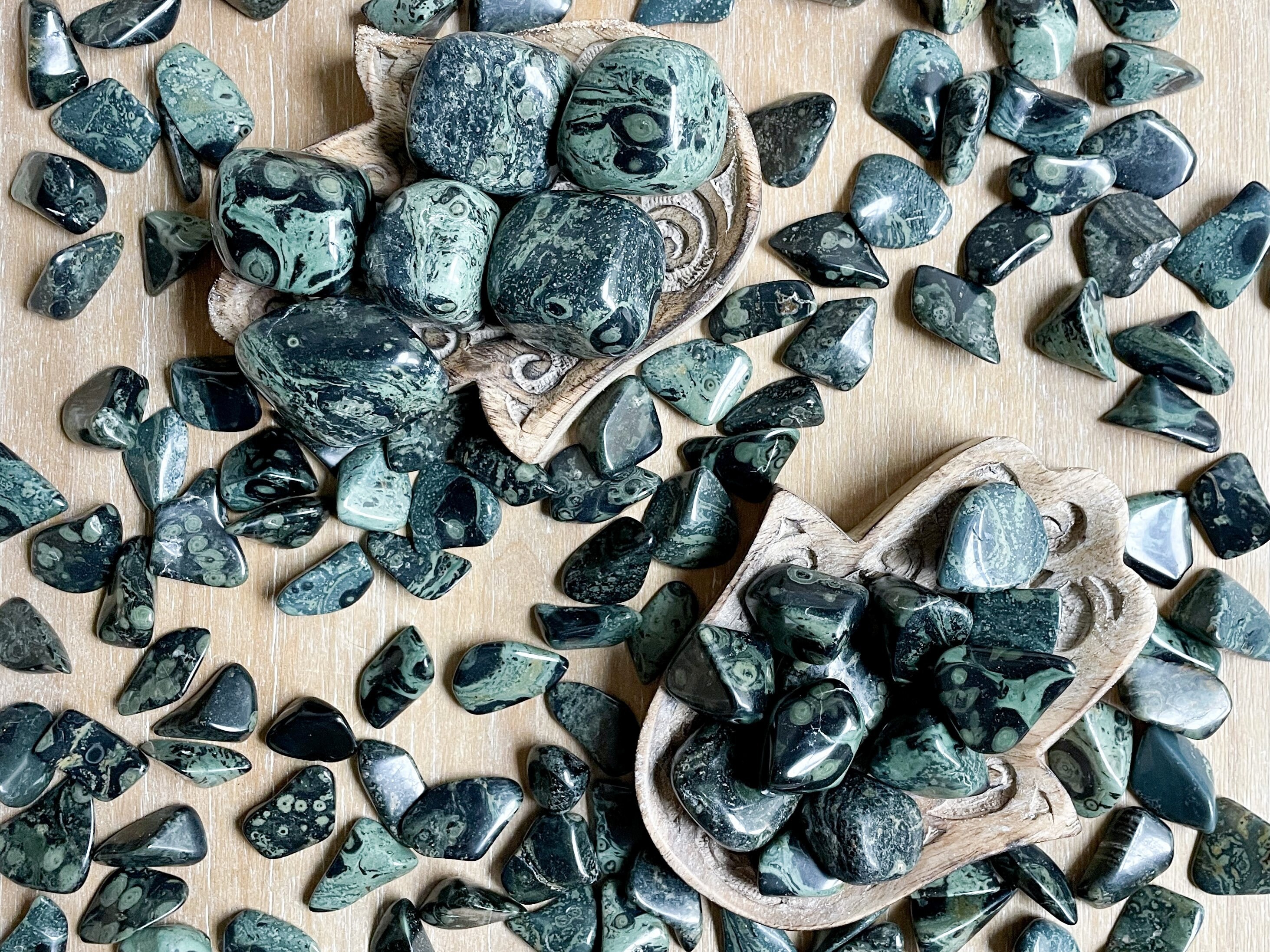 Kambaba Jasper Tumbled Stone - Etsy