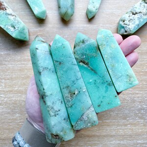 Chrysoprase Tower prase Opal Indonesia - Etsy