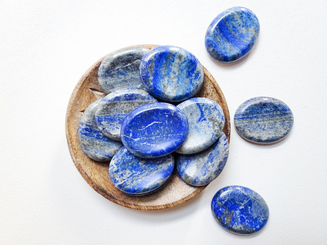 Lapis Lazuli Worry Stone - Etsy