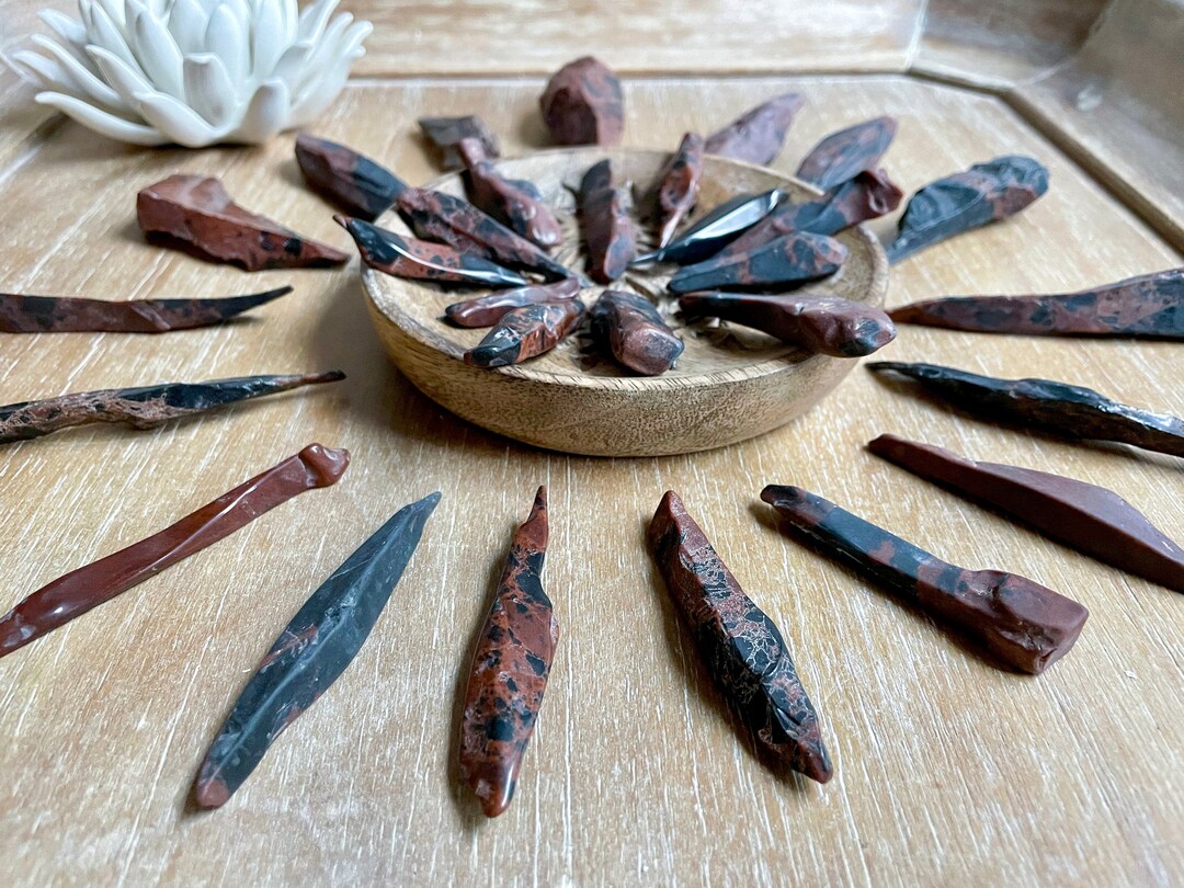 Mahogany Obsidian Needle || Vintage Collection - Etsy