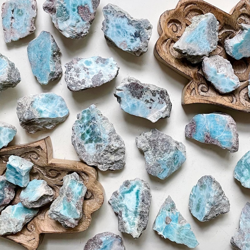 Raw Larimar - Etsy
