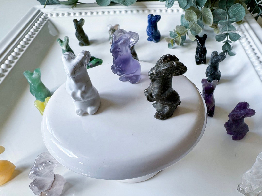 Mini Ram Crystal Carving - Etsy