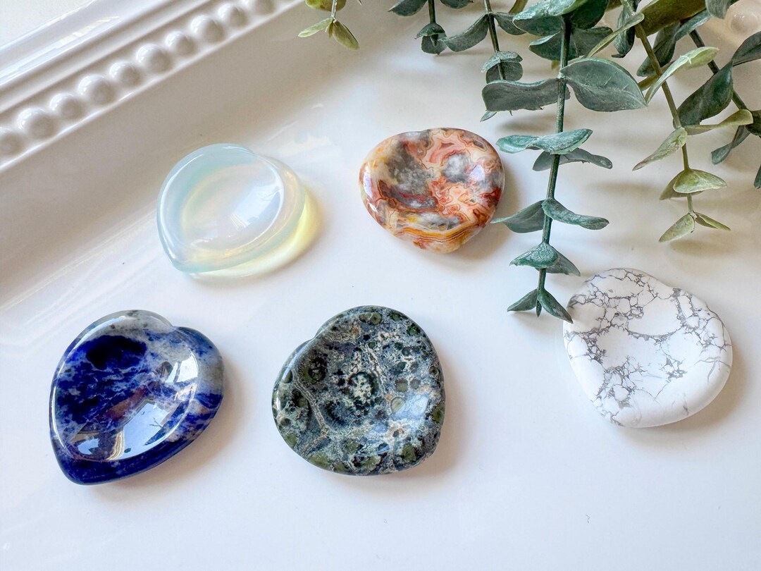 Heart Shape Worry Stone - Etsy