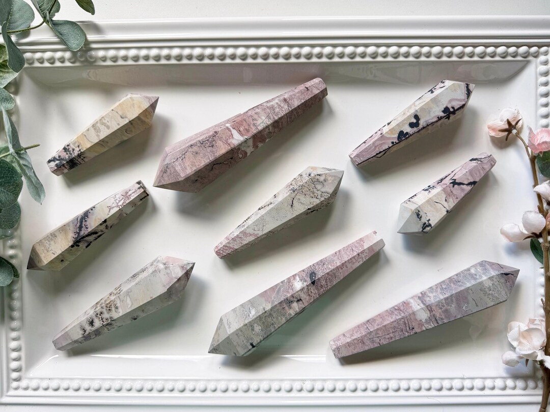 Picture Jasper Cut Base Wand - Etsy