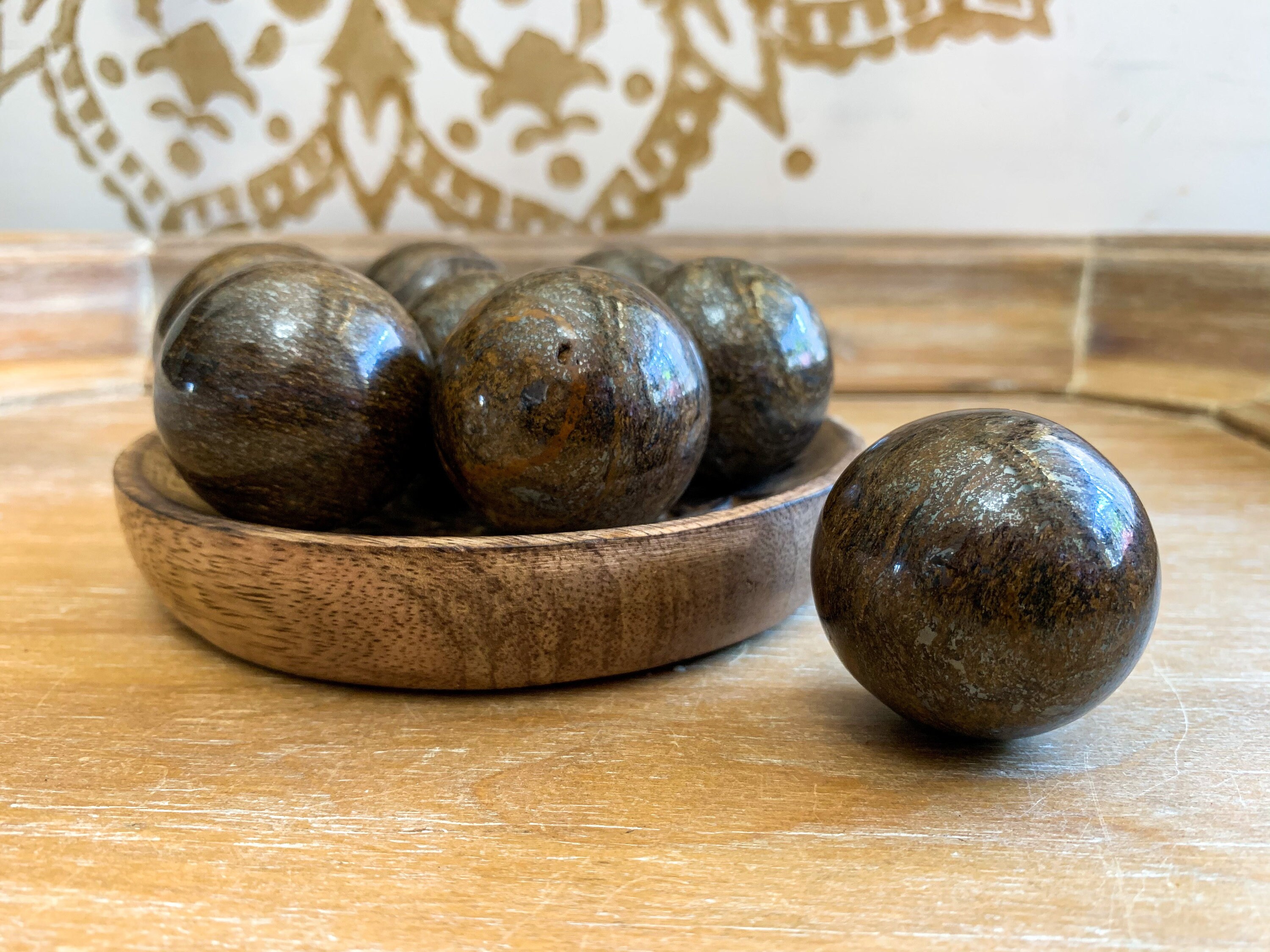 Bronzite Sphere - Etsy