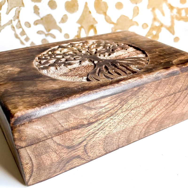 Tree of Life Wooden Box - Etsy