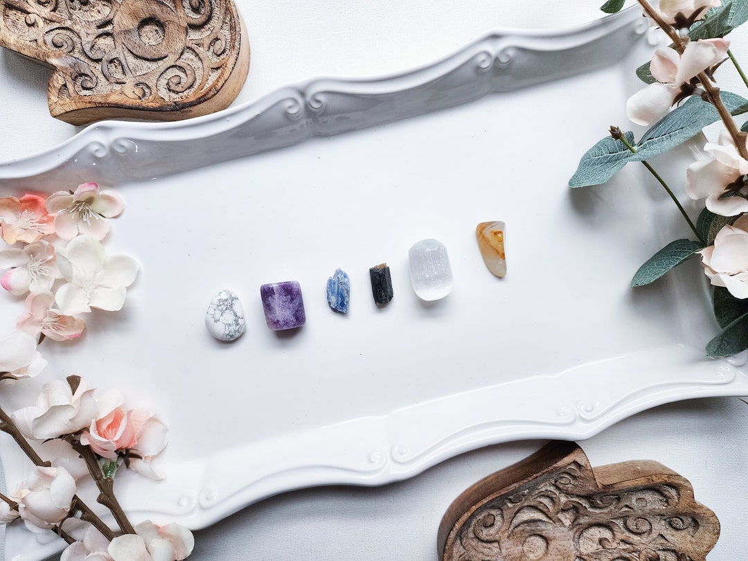 Relaxation & Anxiety Crystal Kit - Etsy