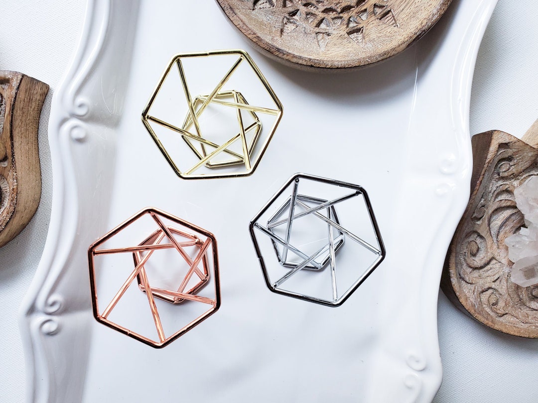 Metal Hex Sphere Stand - Etsy