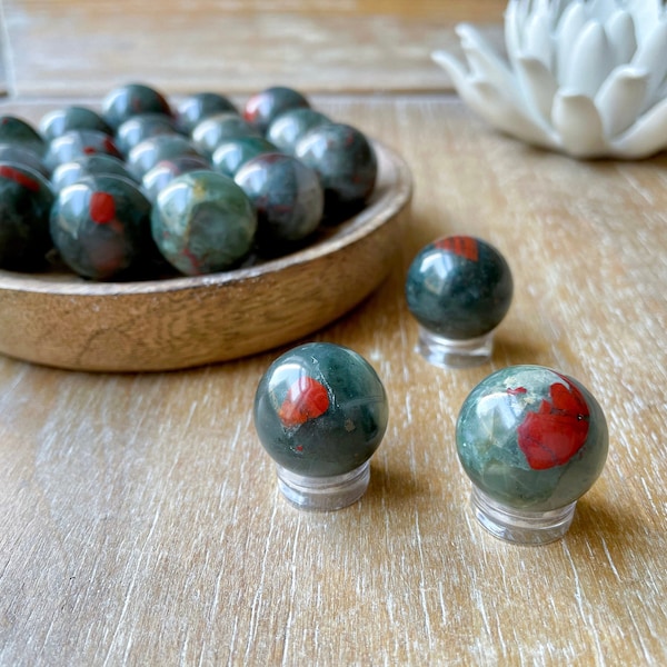 Bloodstone Sphere - Etsy
