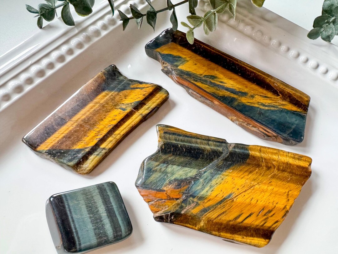 Blue Tiger Eye Slab - Etsy
