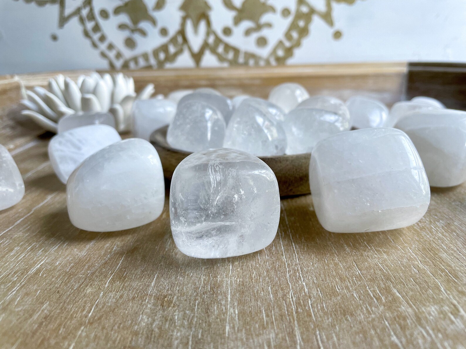 Clear Quartz Tumbled Stone XL - Etsy