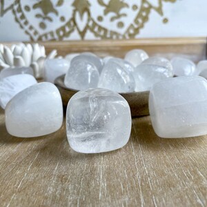 Clear Quartz Tumbled Stone XL - Etsy