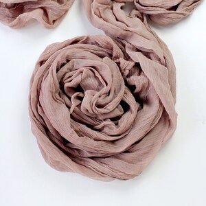 Tan Table Runner Coffee Muslin Runner Woodsy Wedding Woodland ...