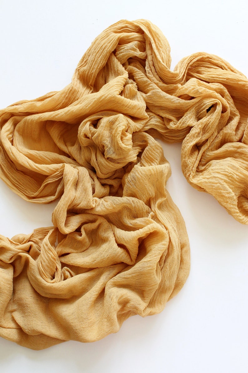 Mustard Runner Cheesecloth Table Runner Yellow Wedding Bridal - Etsy