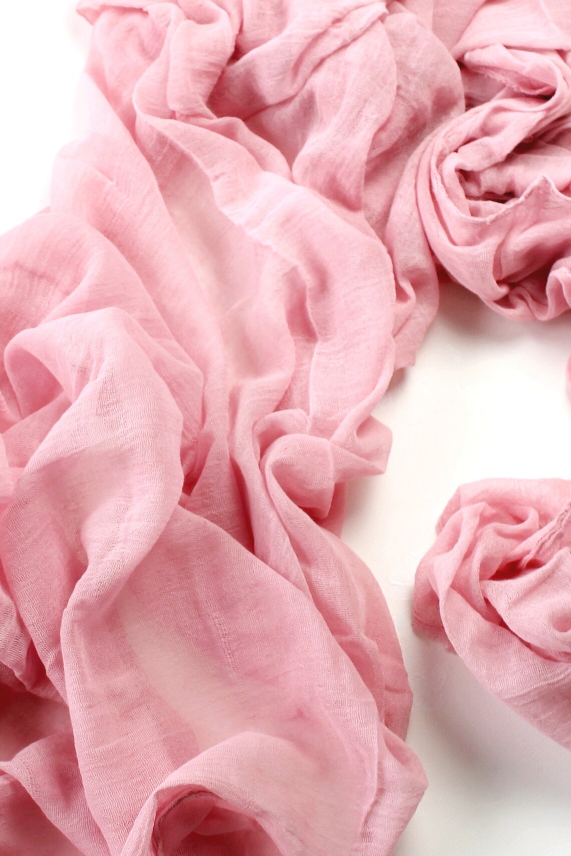 Pastel Pink Gauze Runner Pink Table Runner Flamingo Pink Drape - Etsy