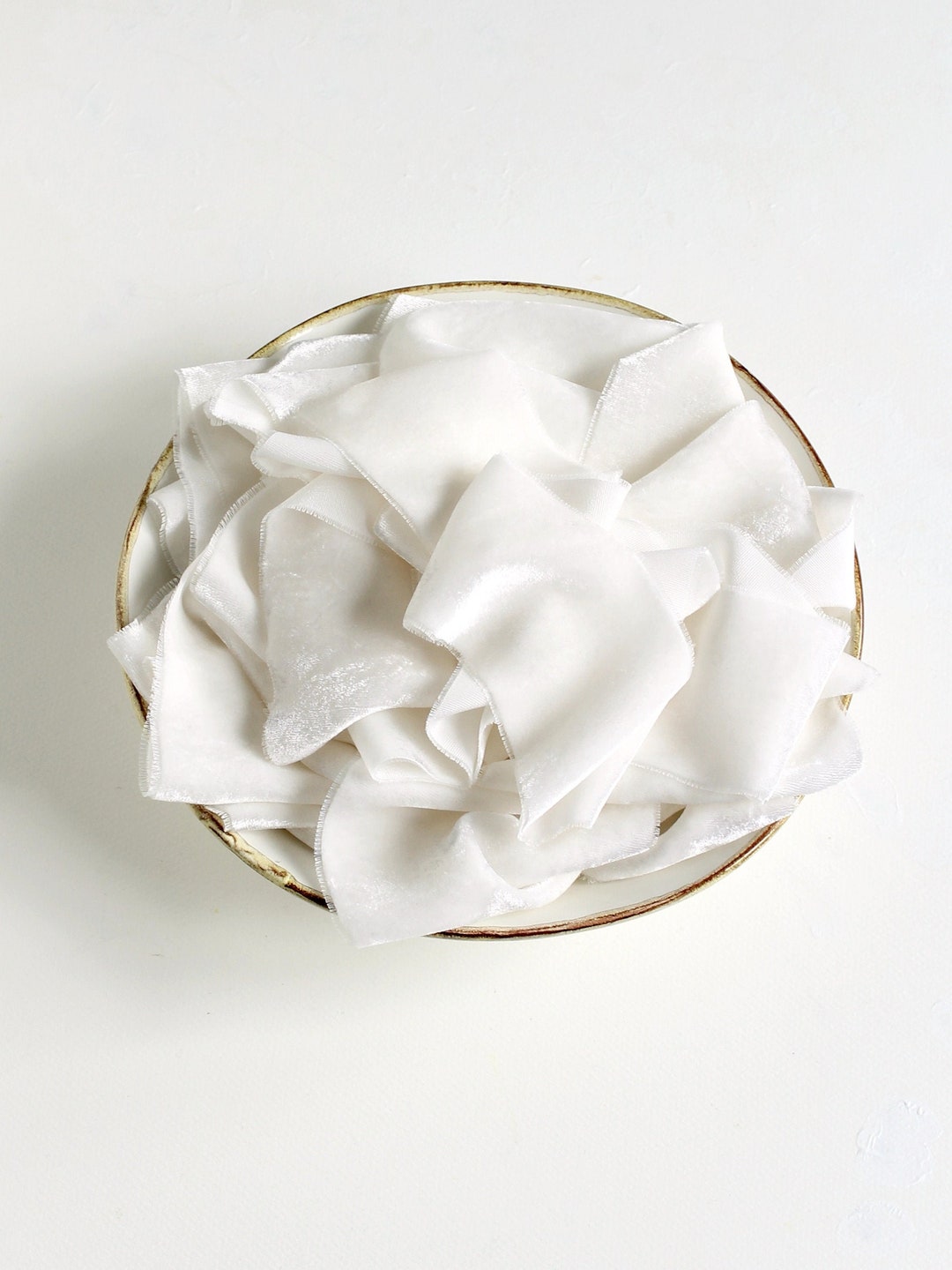 White Velvet Silk Ribbon Silk Velvet Ribbon White Velvet Sash Bridal ...