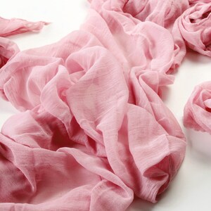 Pastel Pink Gauze Runner Pink Table Runner Flamingo Pink Drape Styling ...